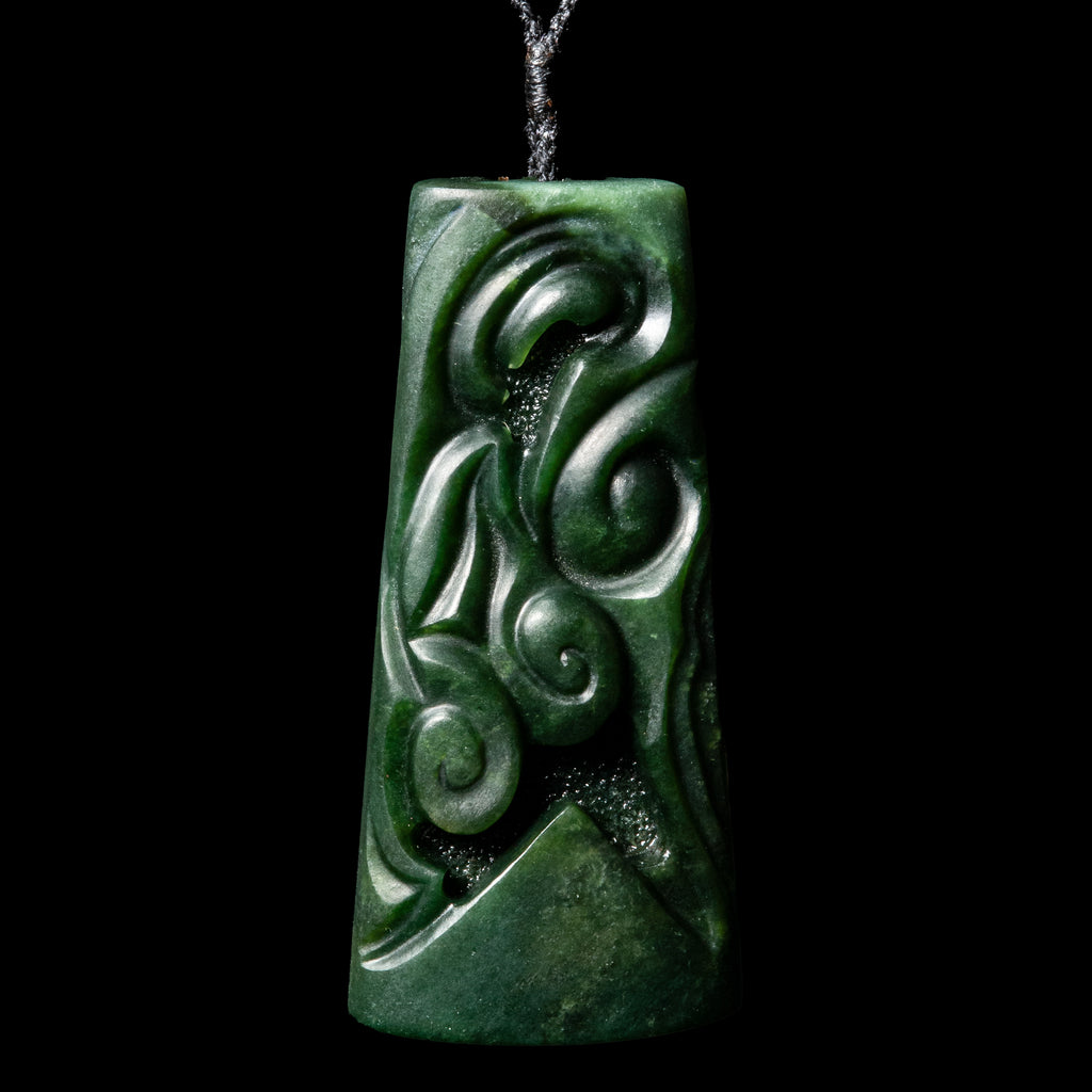 Hand Crafted New Zealand Jade Toki Pendant by Nick Balme – The Bone Art ...