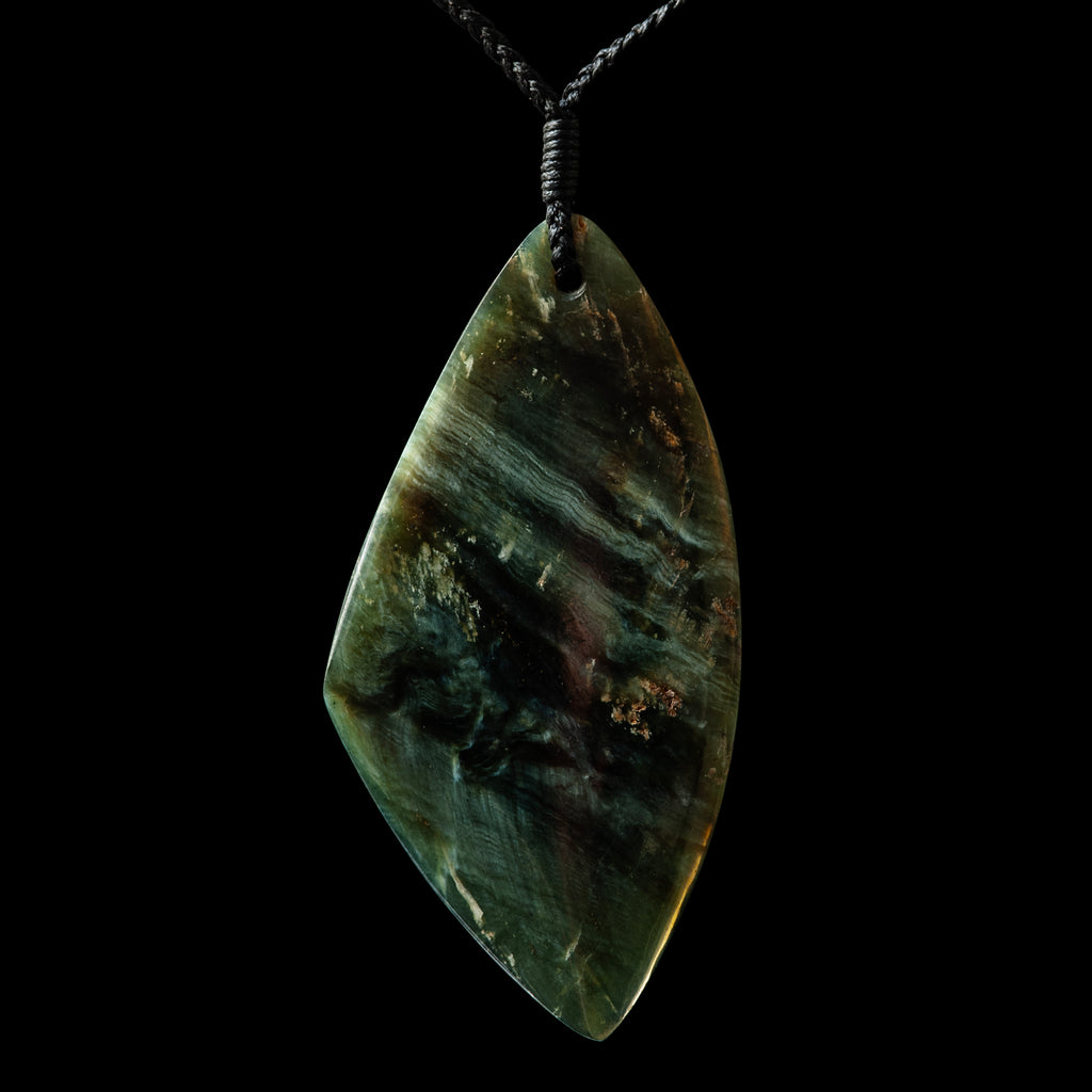 Carved Aotea Mobius Ribbon Necklace – The Bone Art Place