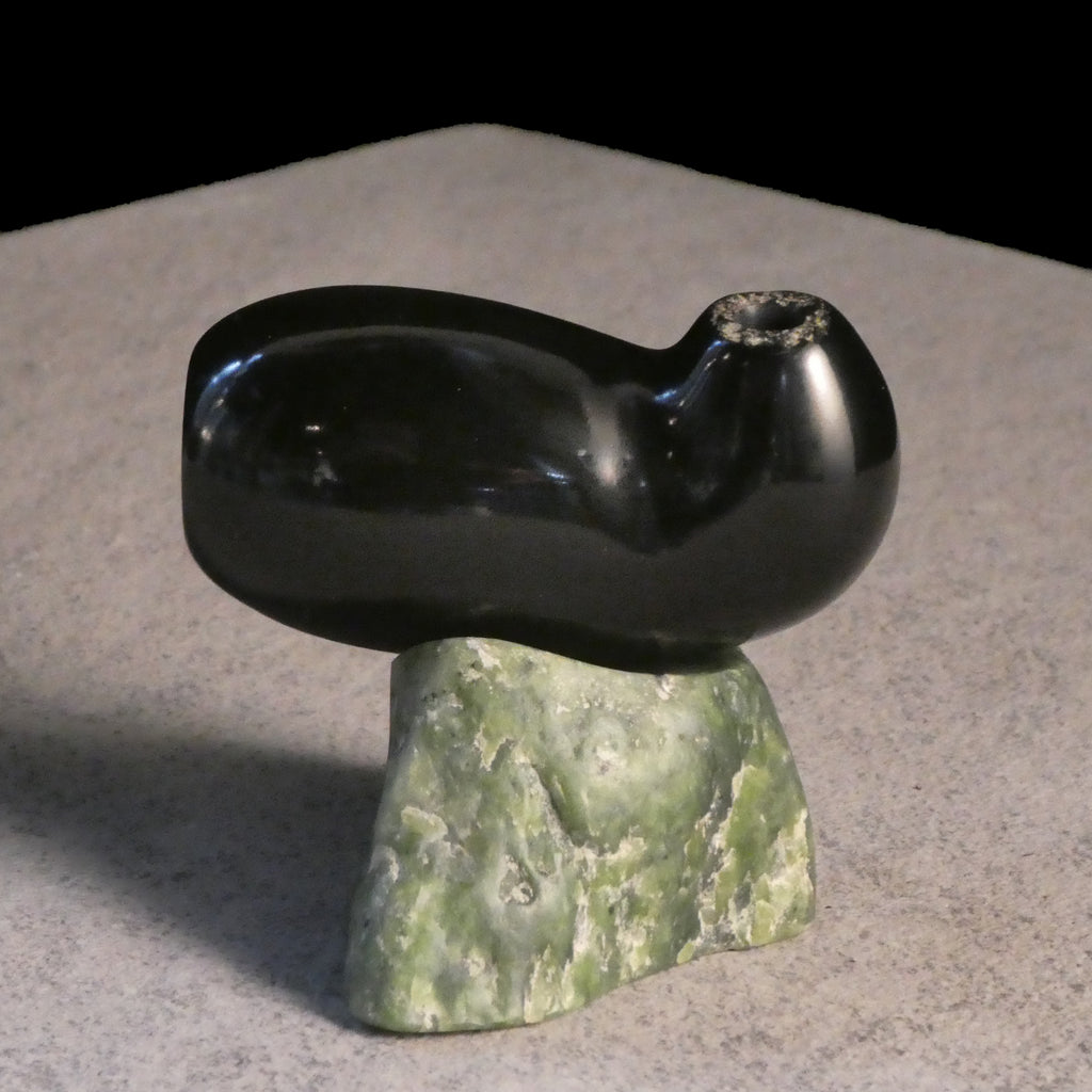Jade Seed Pod Koauau, Flute - by Nick Balme – The Bone Art Place