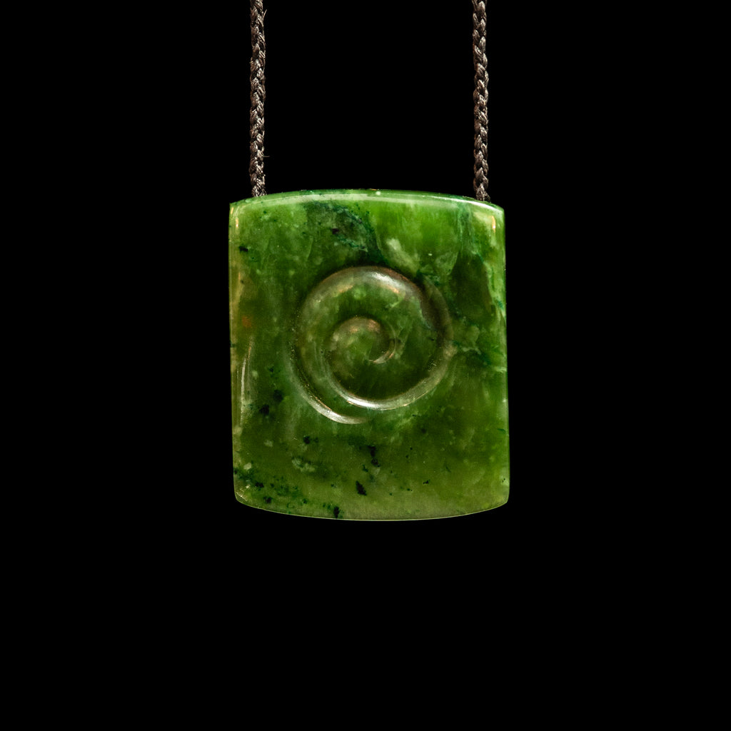 New Zealand Carved Jade Toki Pendant – The Bone Art Place
