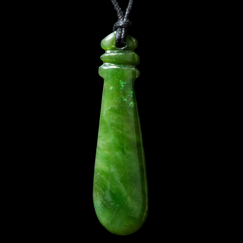 NZ Māori Jade Hei Toki Jade Carving Necklace – The Bone Art Place