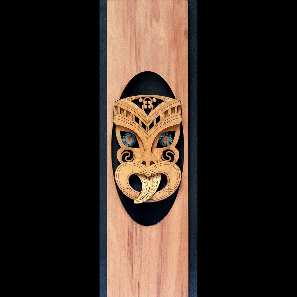 Wooden Maori Wheku Wall Art – The Bone Art Place