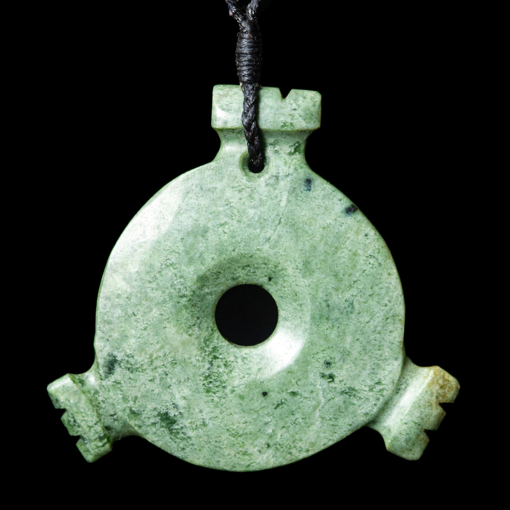 New Zealand Flower Jade Pounamu kaka poria by Alex Sands – The Bone Art ...